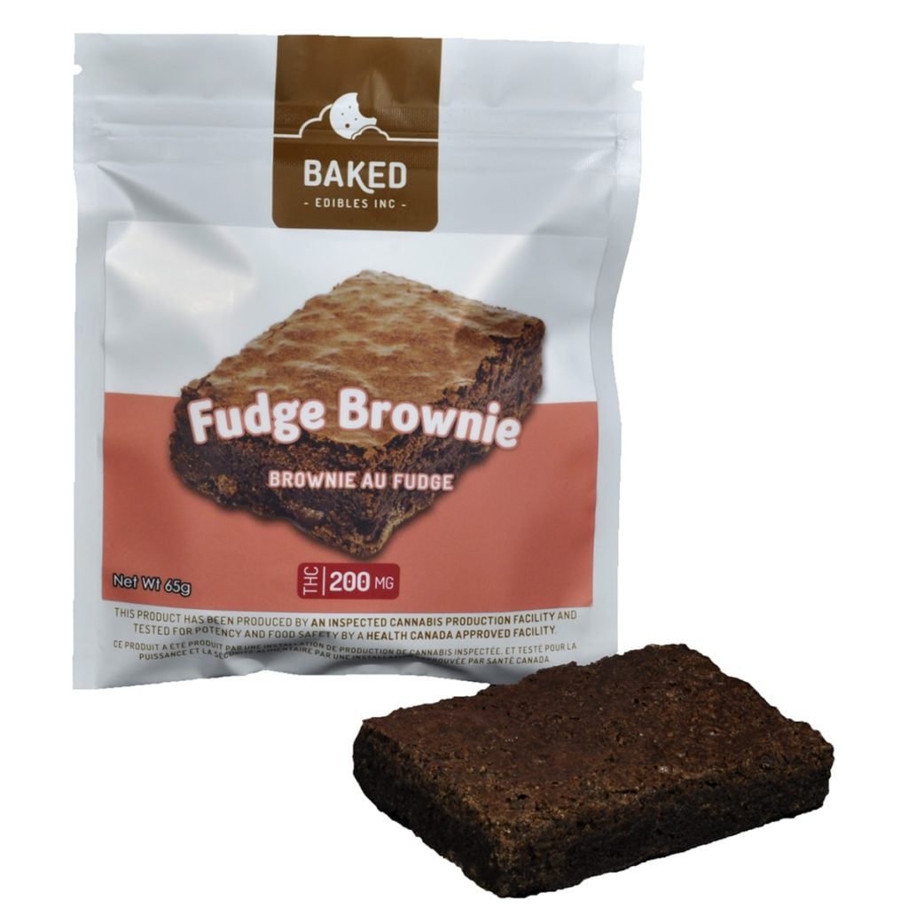 Baked Edibles – Fudge Brownie 200mg THC